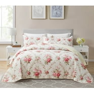 Barefoot Bungalow Giulia Cotton-Rich Floral Patchwork Print Quilt Set ...