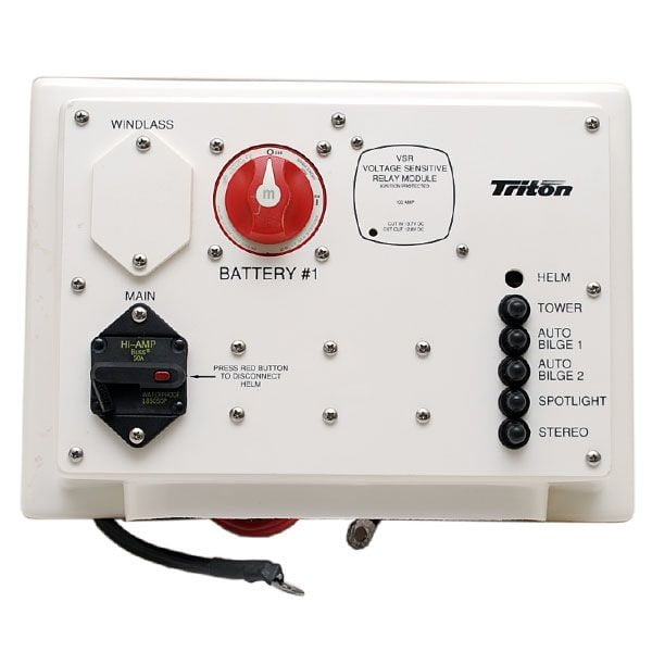 Triton Boat Battery Switch Panel | BEP w/ VSR - Walmart.com
