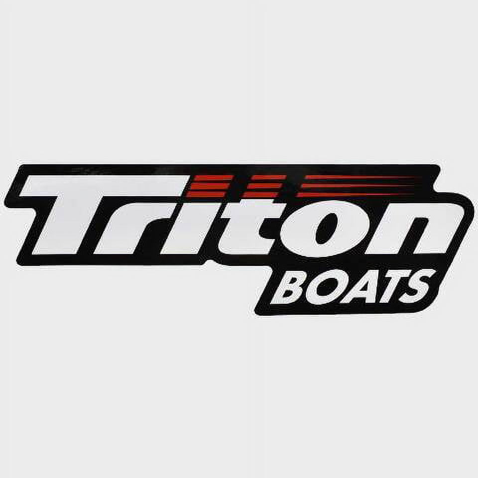 Triton Boat Brand Decal 210067 | Red White Black Glossy Vinyl - Walmart.com