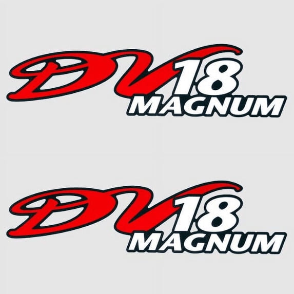 Triton Boat Decal 1896846 | DV 18 Magnum White Stickers (Pair ...