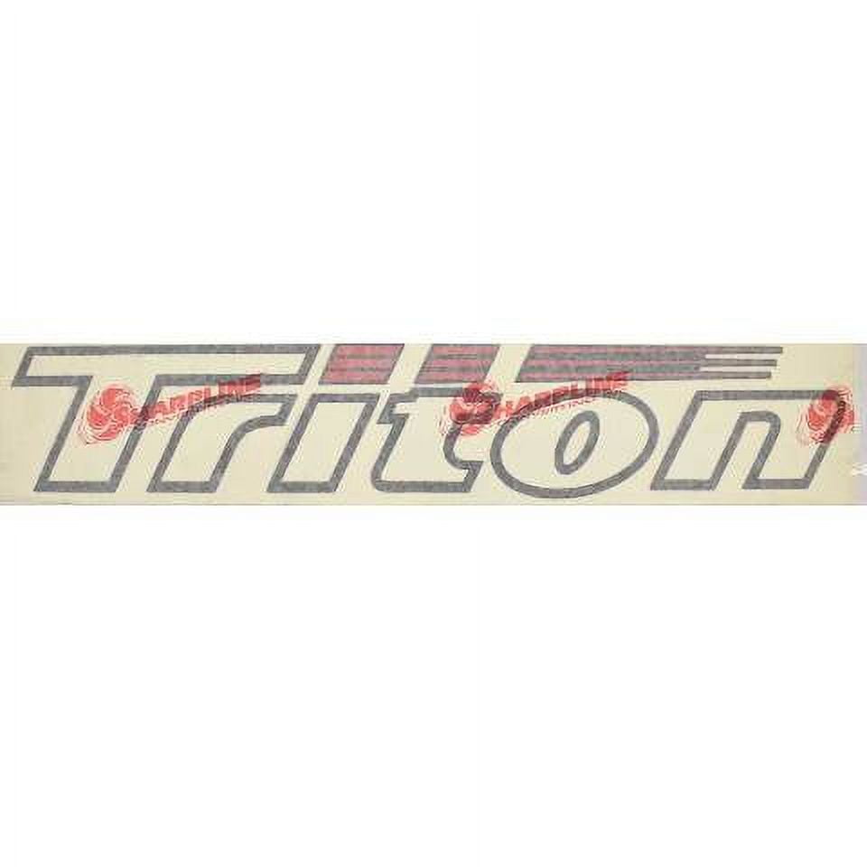 Triton Boat Decal 200352 | 30 x 5 1/2 Inch White Black Red - Walmart.com