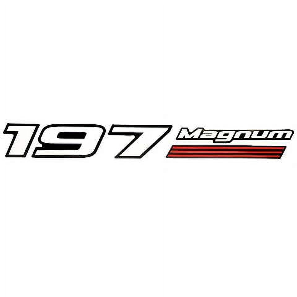 Triton Boat Emblem Decal Sticker 158954-01 | 197 Magnum White Black Red ...