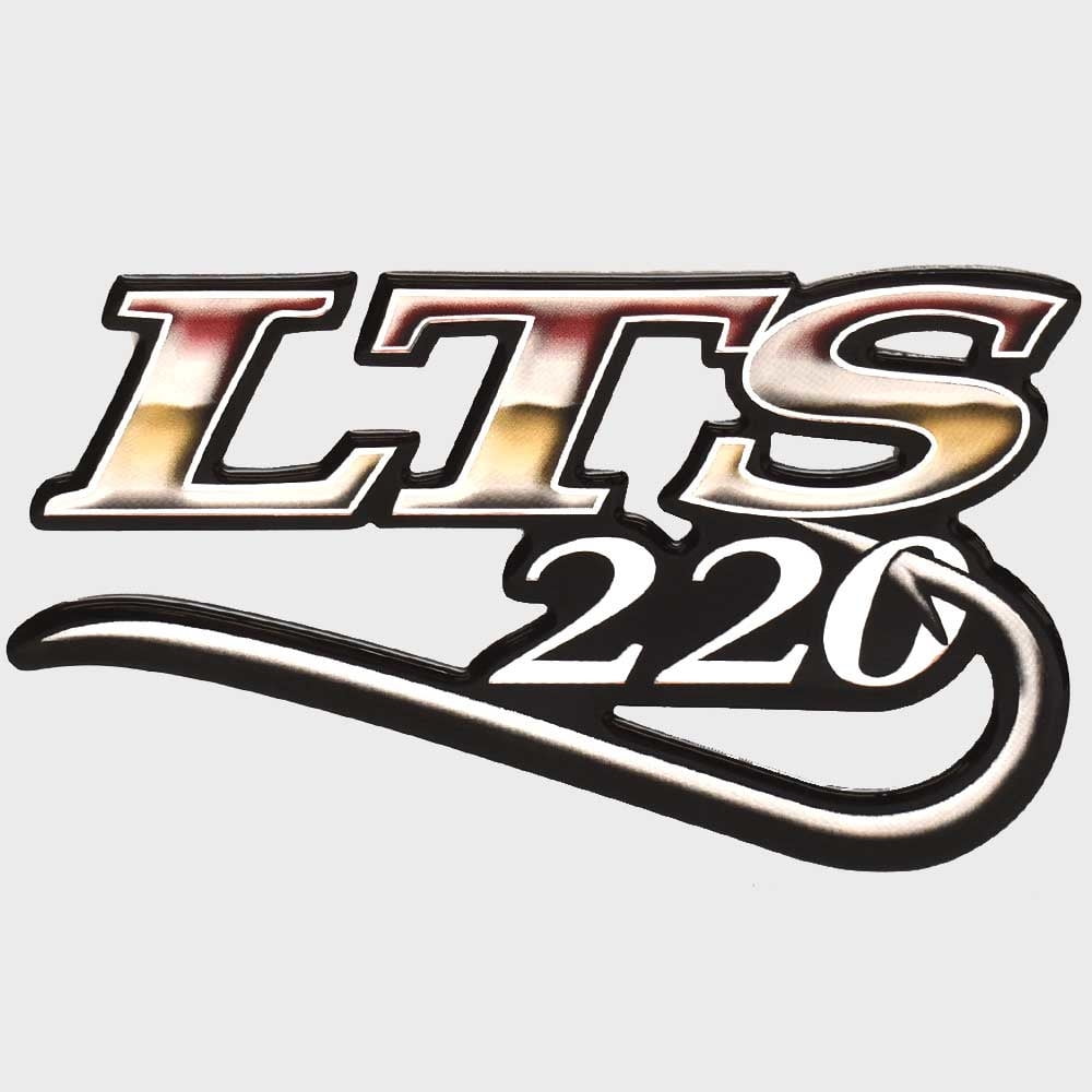Triton Boat Raised Emblem Decal 300982 | LTS 220 Silver Red Gold ...