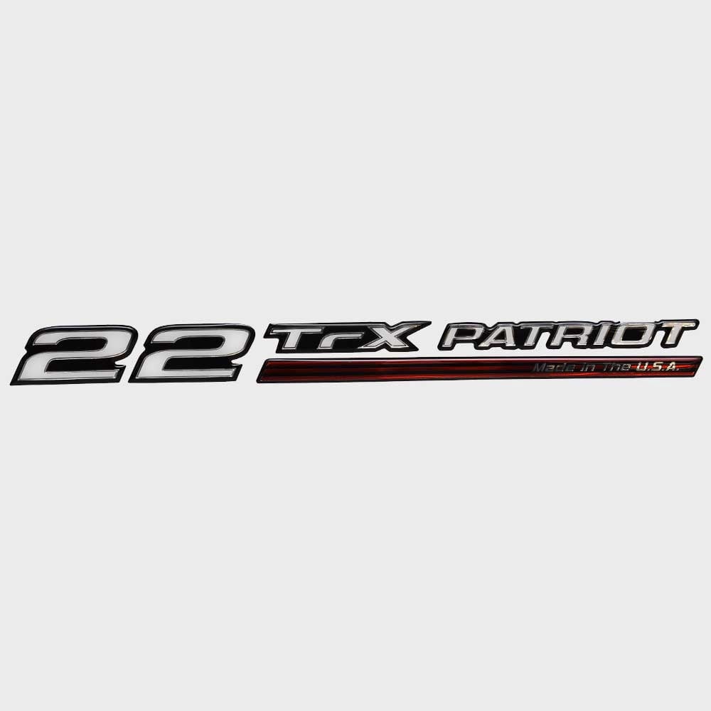 Triton Boat Raised Emblem Decal 303645 | Black Red White Sticker ...