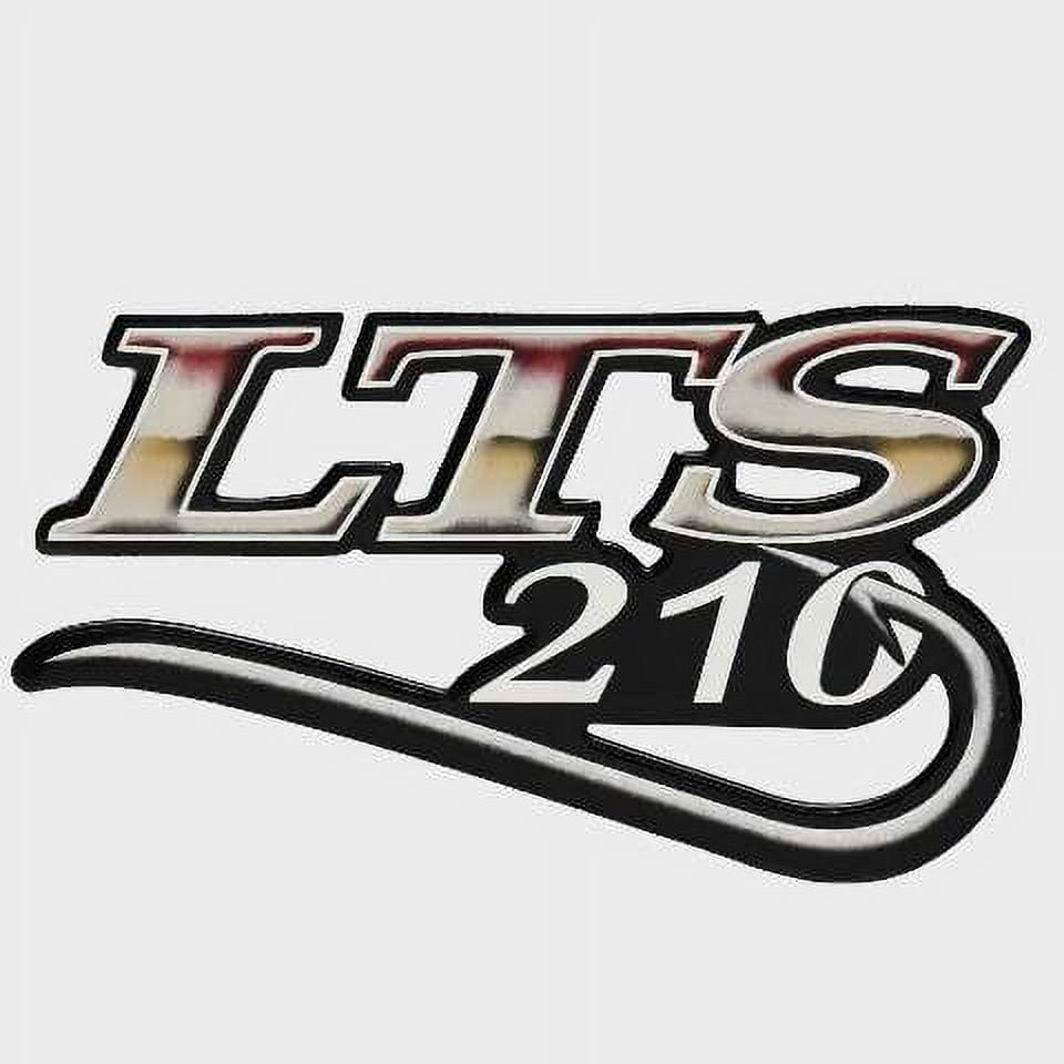 Triton Boat Raised Emblem Decal 317897 | LTS 210 9 1/4 x 5 1/4 Inch ...