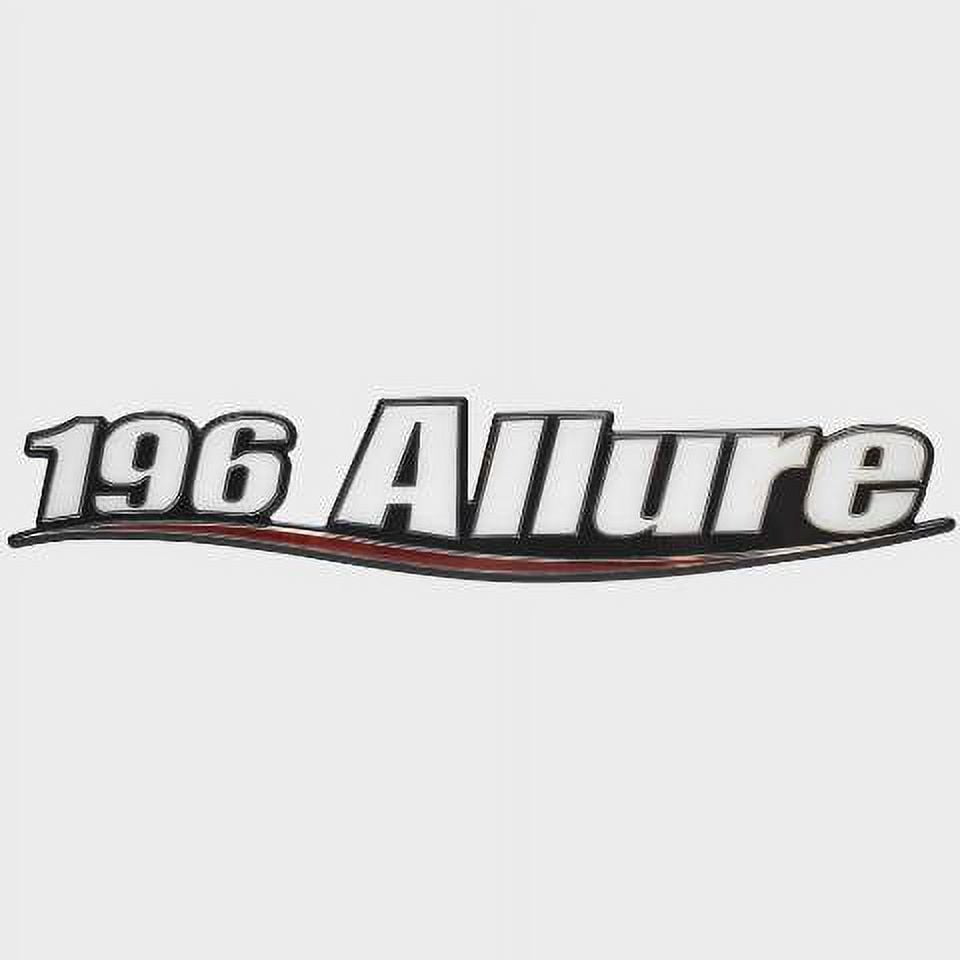 Triton Boat Raised Emblem Decal 335342 | 196 Allure Sticker Black White ...