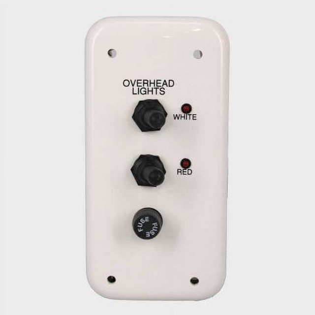 Triton Boat Switch Panel 209685 | Overhead Lights 3 x 6 Inch White ...