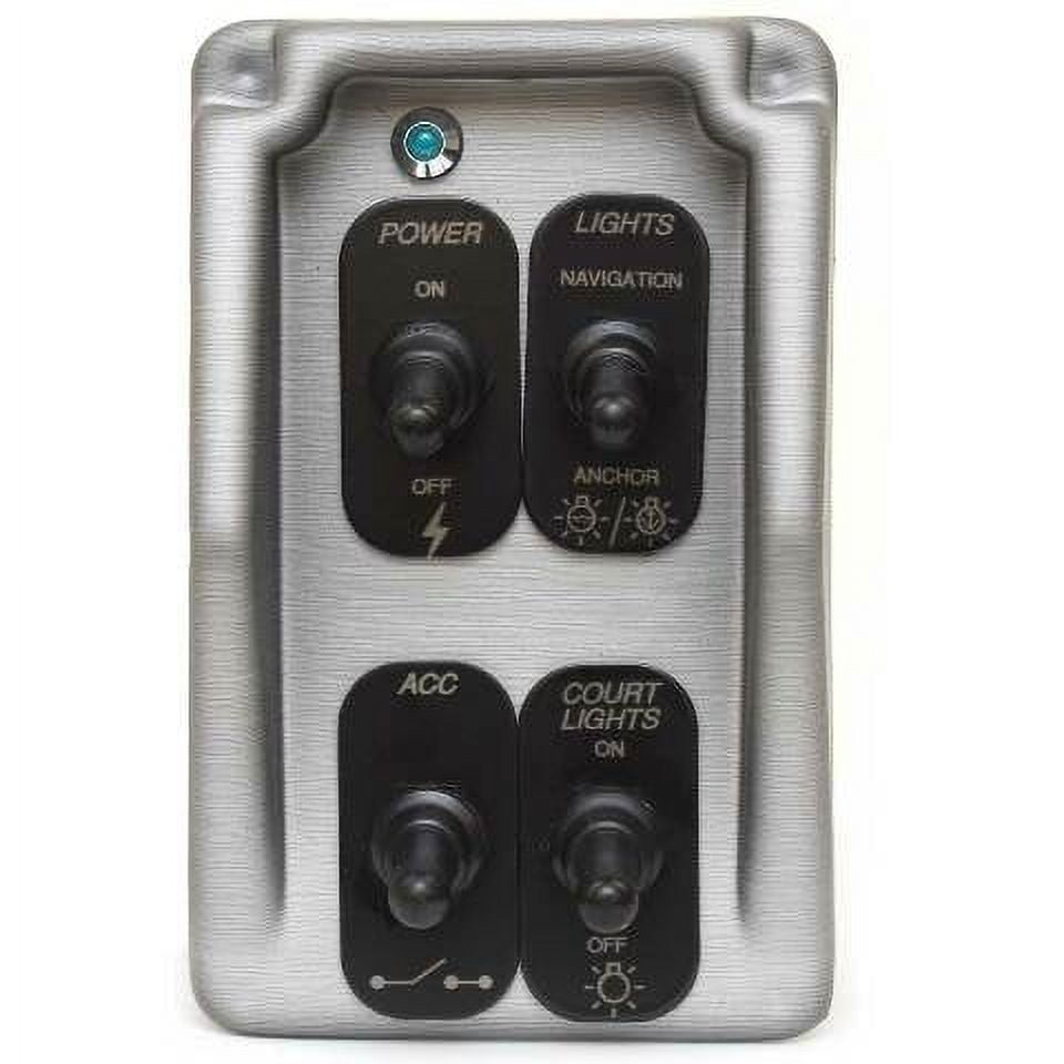 Triton Boat Switch Panel TR181P03683 | 210 LTS Gray Plastic (Port ...