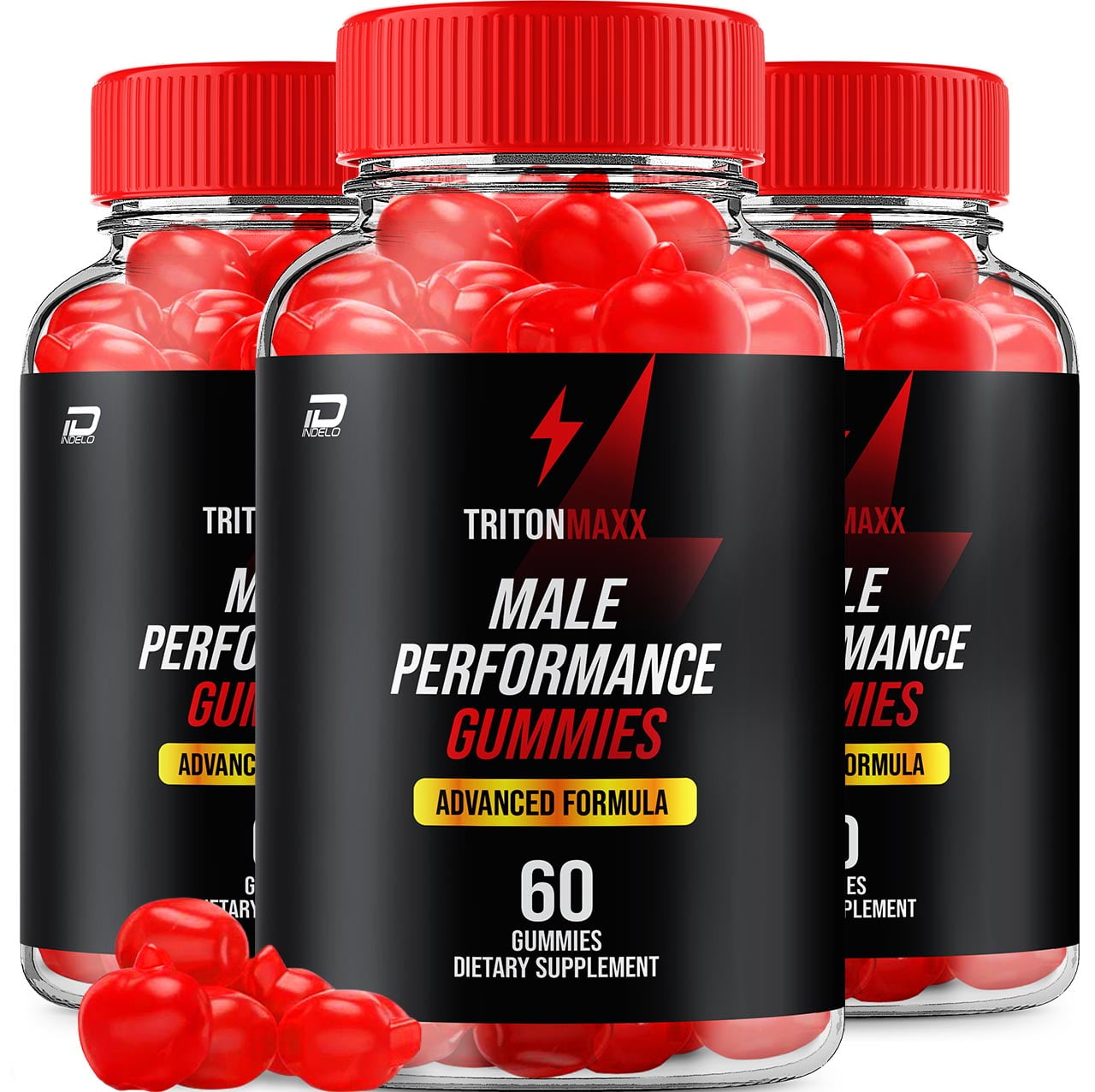 Triton Maxx Gummies for Men – TritonMaxx Male Gummy All-Natural Reviews, 3 Pack, 180 Gummies ...