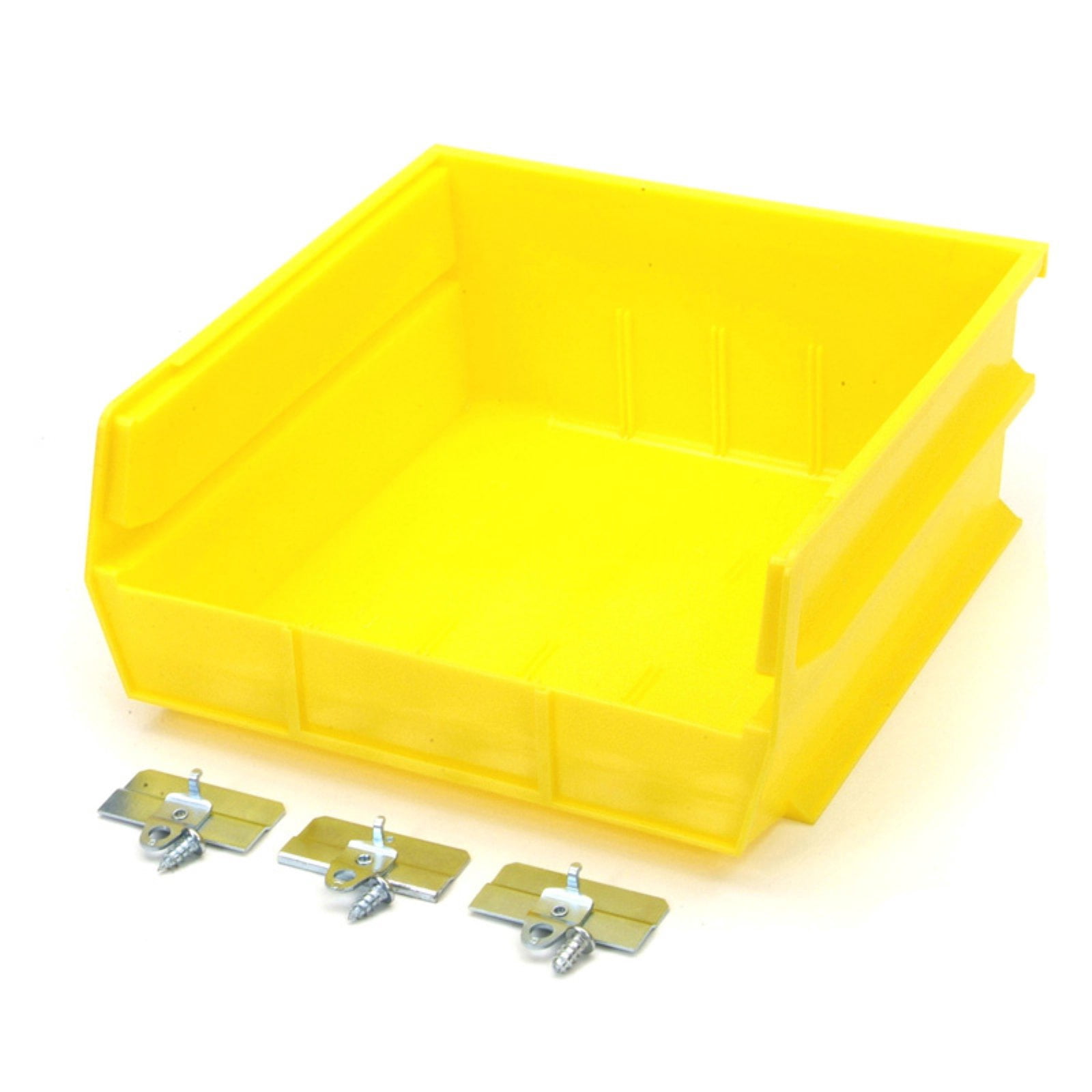 Triton Products® LocBin 10-7/8"L x 11"W x 5"H Yellow Polypropylene ...
