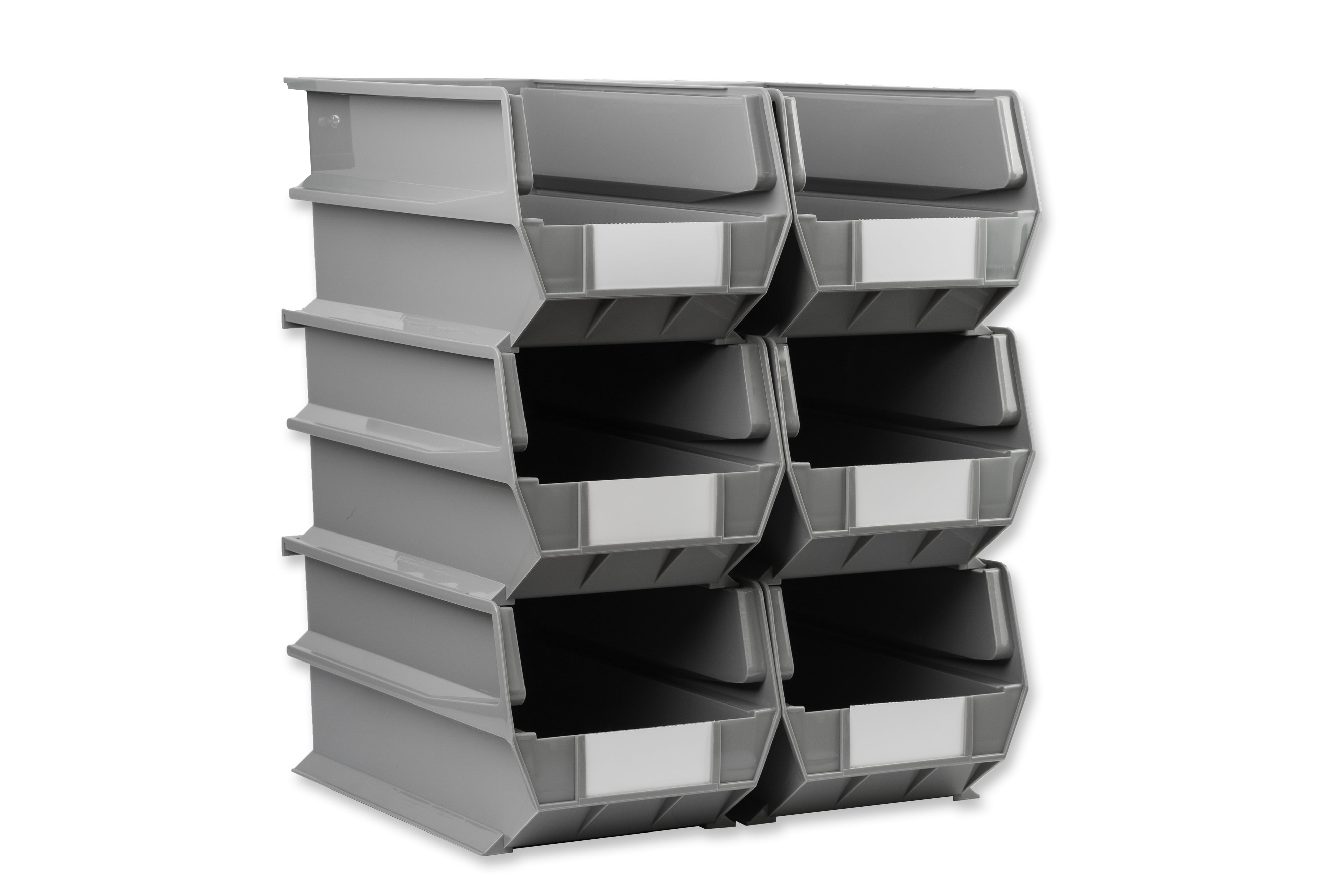 Triton Products LocBin 14-3/4 In. L x 8-1/4 In. W x 7 In. H Gray ...