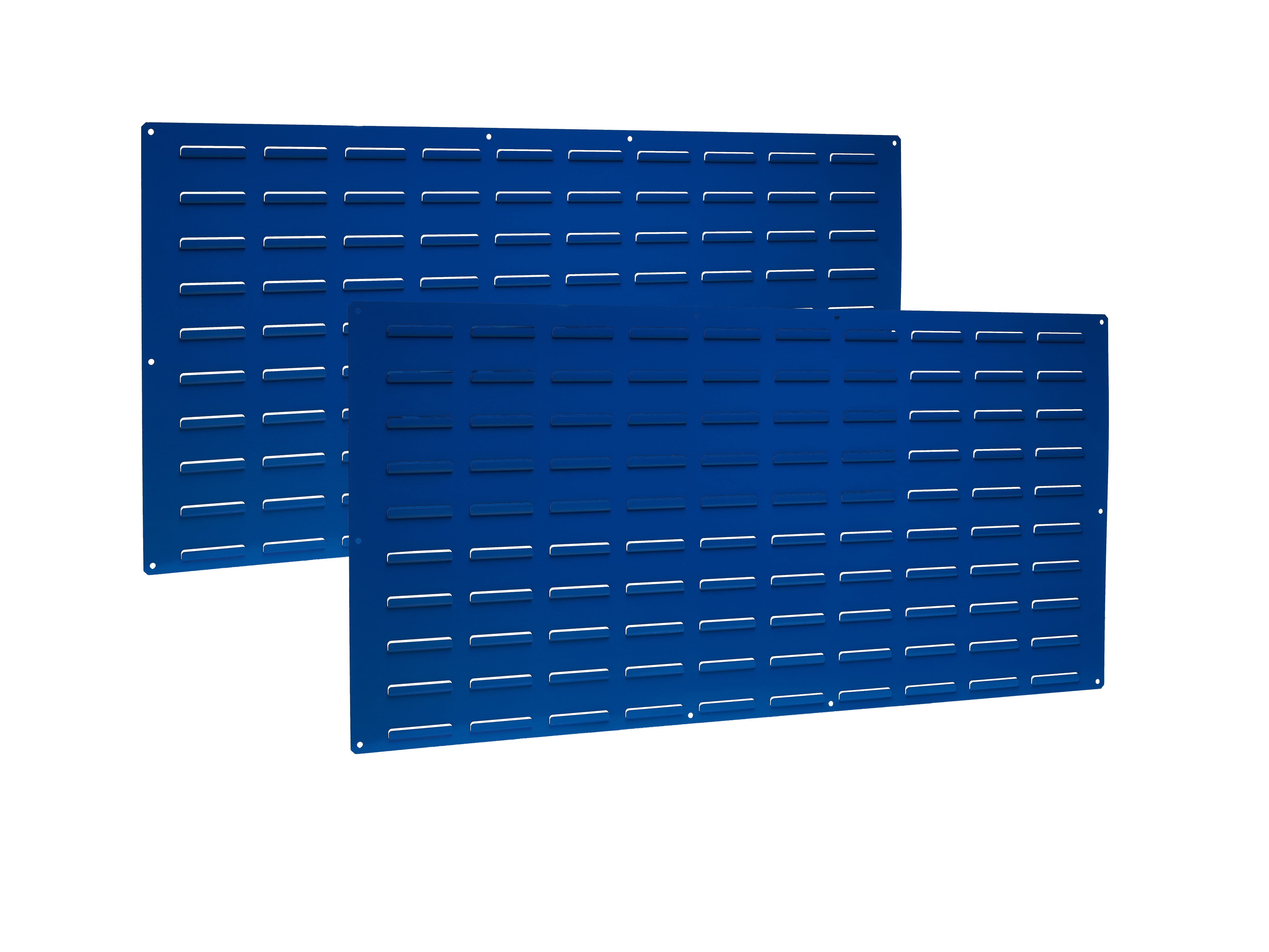 Triton Products® LocBin (2) 18ga Blue Epoxy Coated Louvered-Panel for ...