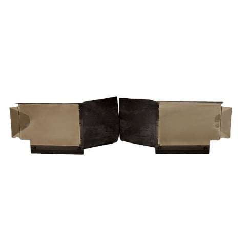 Triumph Boat Transom Splash Guards 7206-1210 | Plexiglass (Set of 2 ...