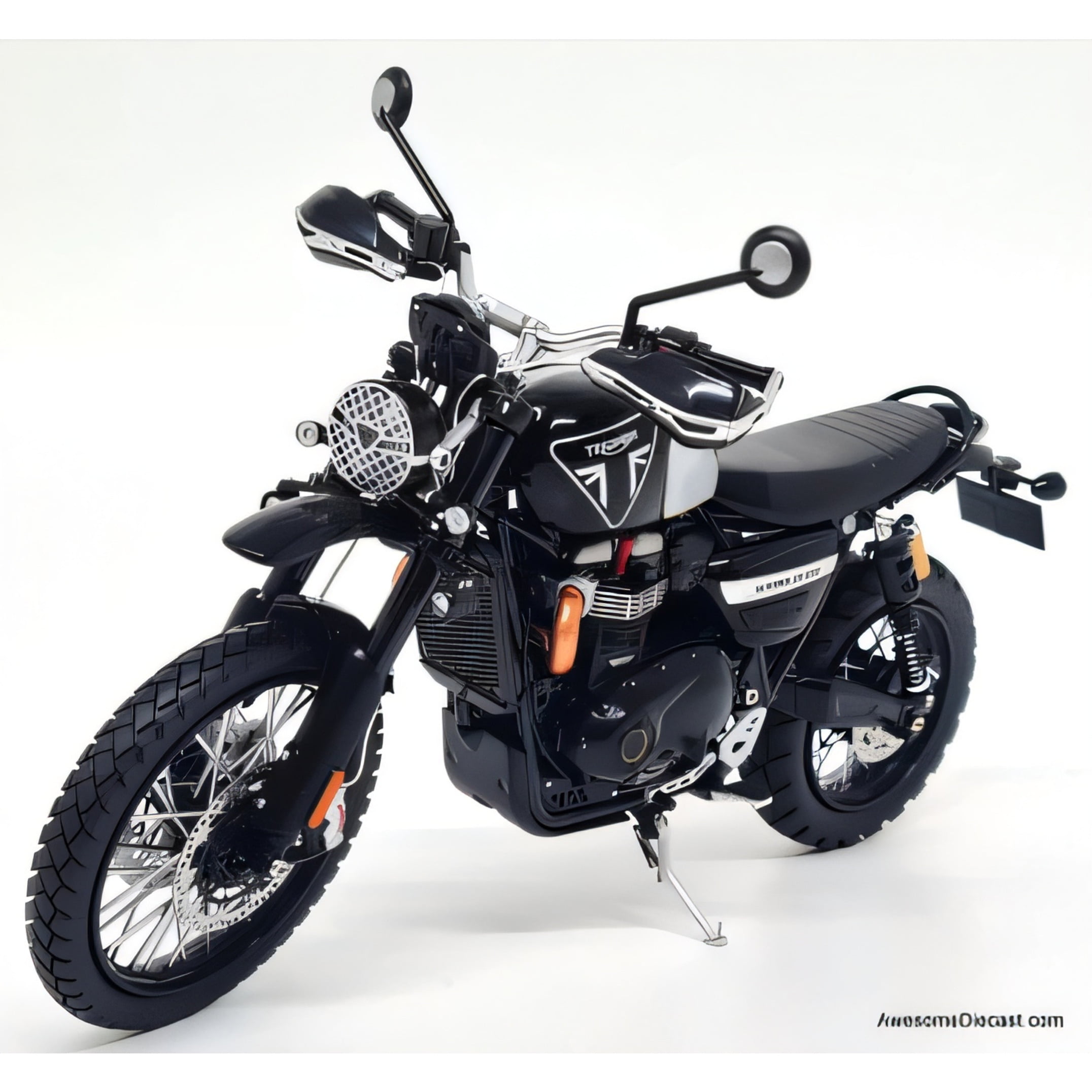 Triumph Scrambler 1200 James Bond 007 Edition (No Time to Die) 1:12 Diecast Model Bike by Corgi ...