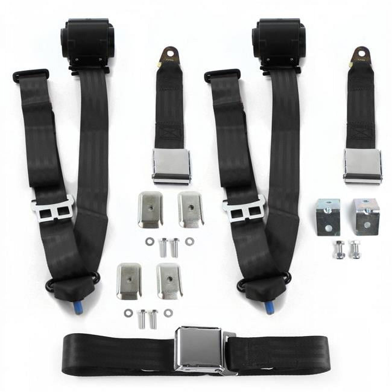 Triumph Spitfire 1962-1980 Airplane 3 Point Black Retractable Bench ...