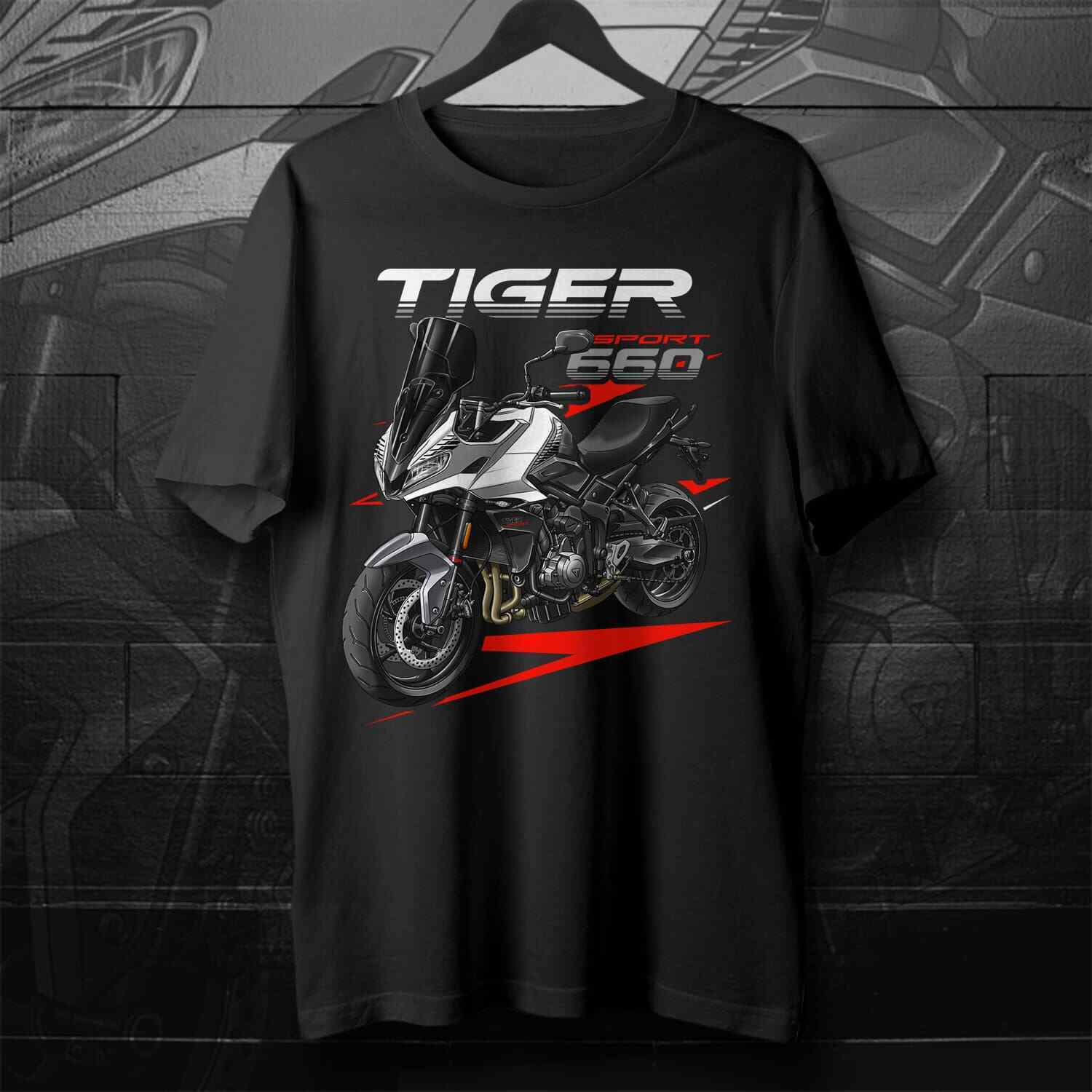 Triumph Tiger 660 2022-2024 Motorcycle T-Shirt for Adventure Riders ...
