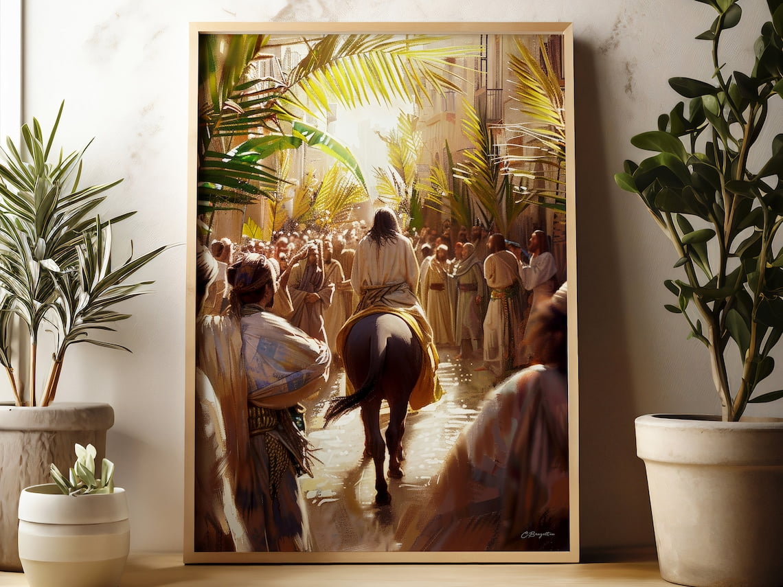 Triumphal Entry Digital Download Holy Week Palm Sunday Resurrection ...