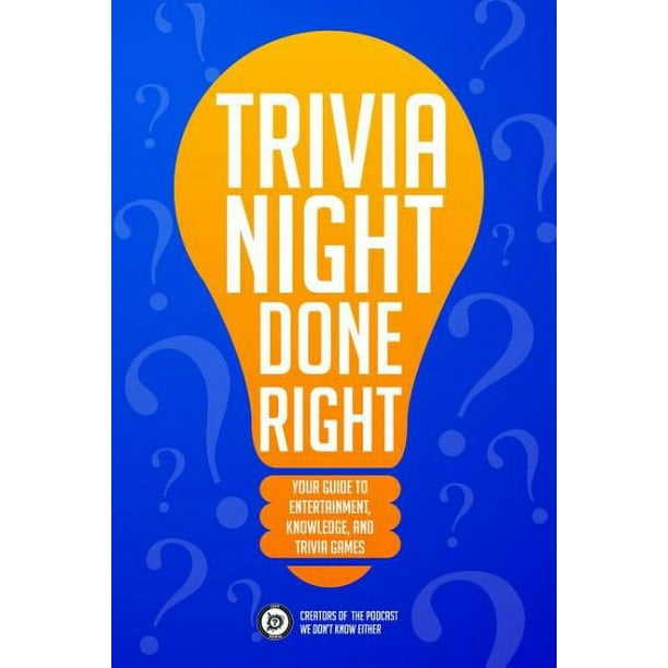 Trivia Night Done Right - Walmart.com