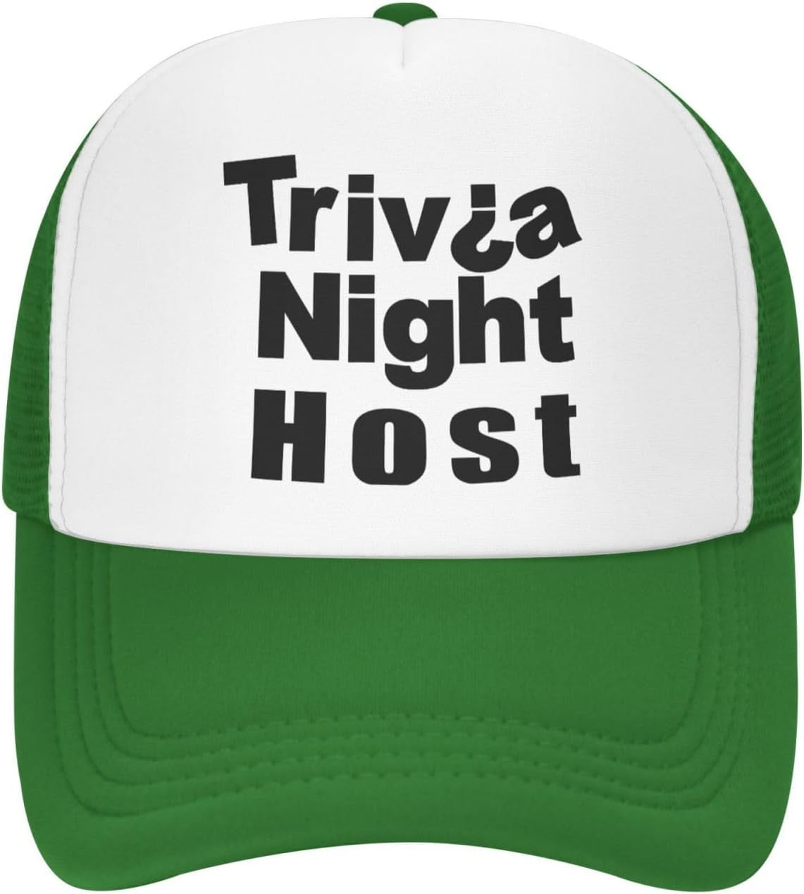 Trivia Night Host Hat Adjustable Mesh Baseball Cap Funny Trucker Hats ...