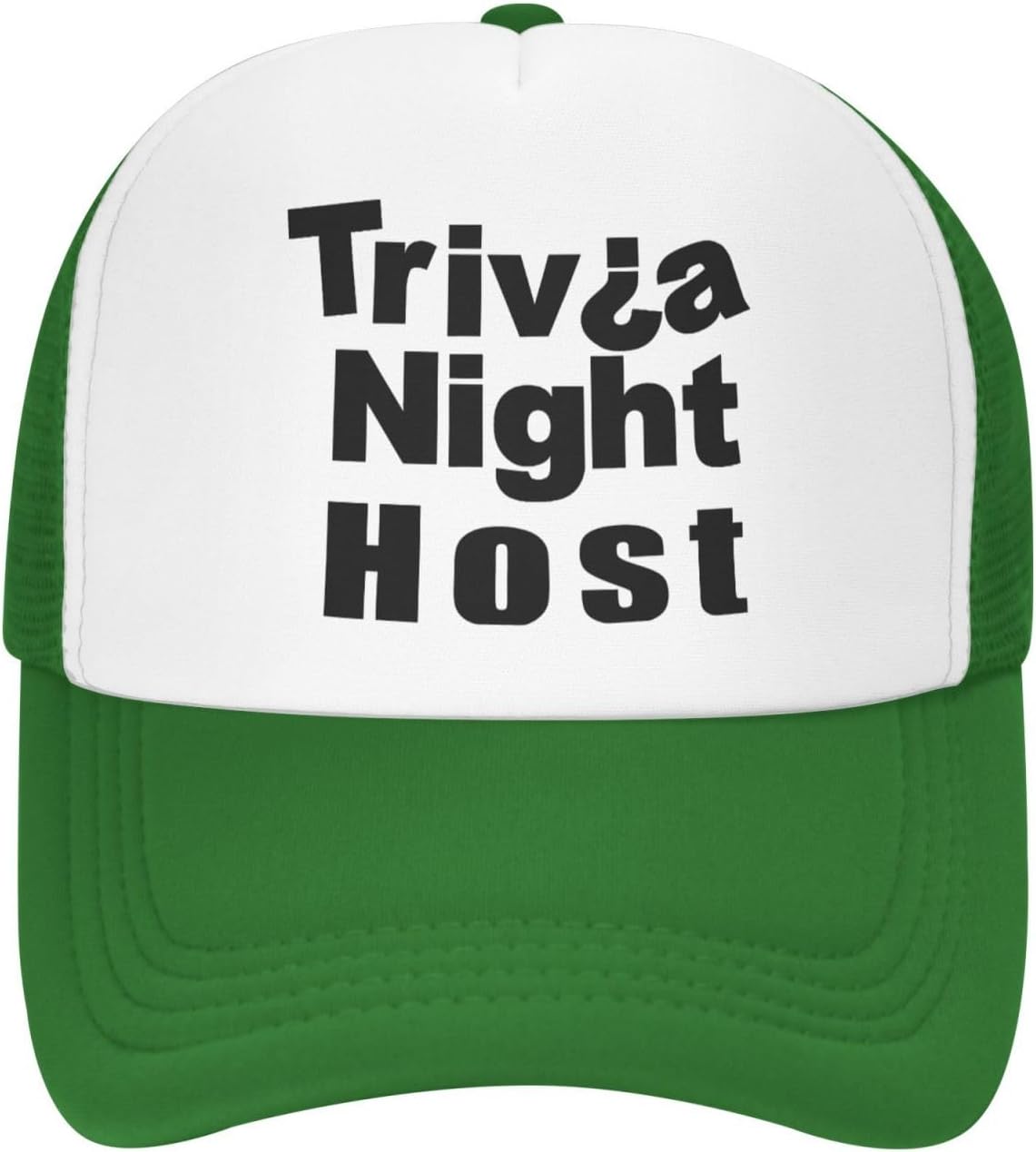 Trivia Night Host Hat Adjustable Mesh Baseball Cap Funny Trucker Hats