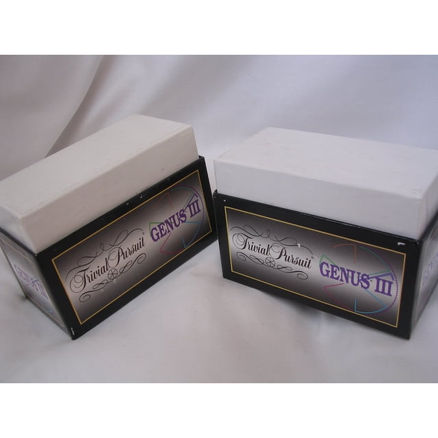 Open Box Trivial Pursuit Genus III Subsidiary Card Set for Board Game ...