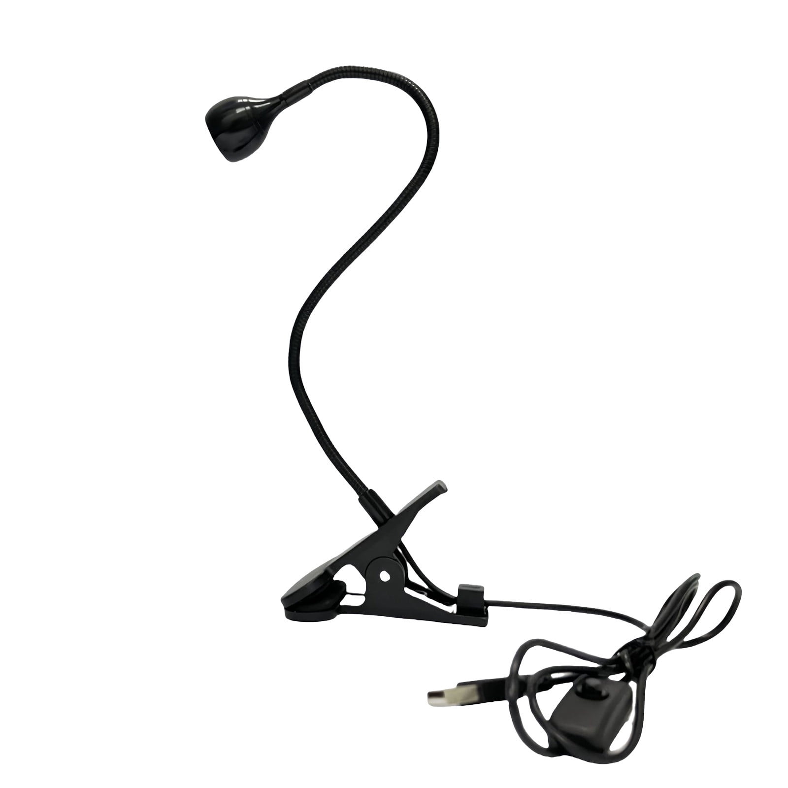Trivibe LED Clip On Desk Lamp With Flexible Gooseneck, USB Powered ...