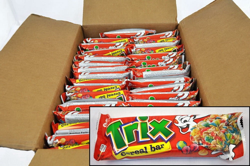 Trix Cereal Bar, 1.42 oz, Case of 96 - Walmart.com