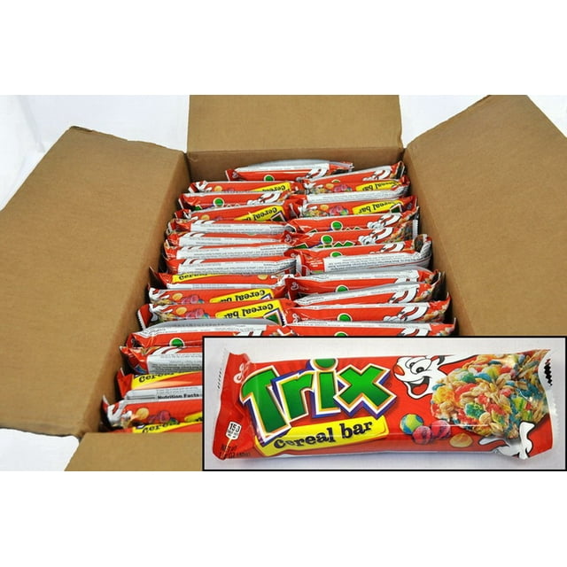 Trix Cereal Bar, Trix, 1.42 oz - Case of 96 - Walmart.com