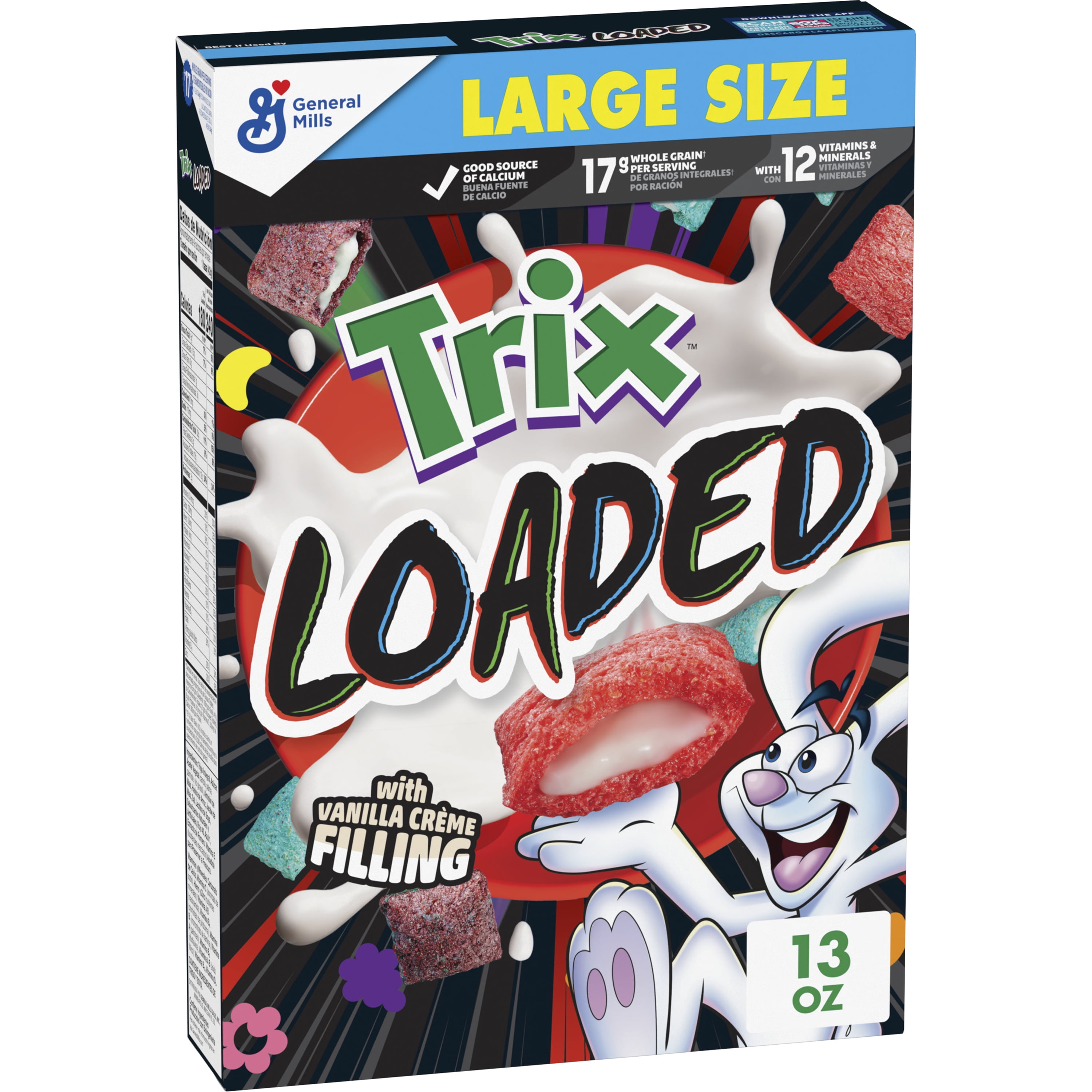 Trix Loaded Cereal With Artificially Flavored Vanilla CrÃ¨me Filling ...
