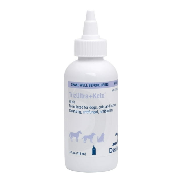 TrizEDTA TrizULTRA+Keto Flush for Dogs, Cats and Horses, 4 oz C25 ...