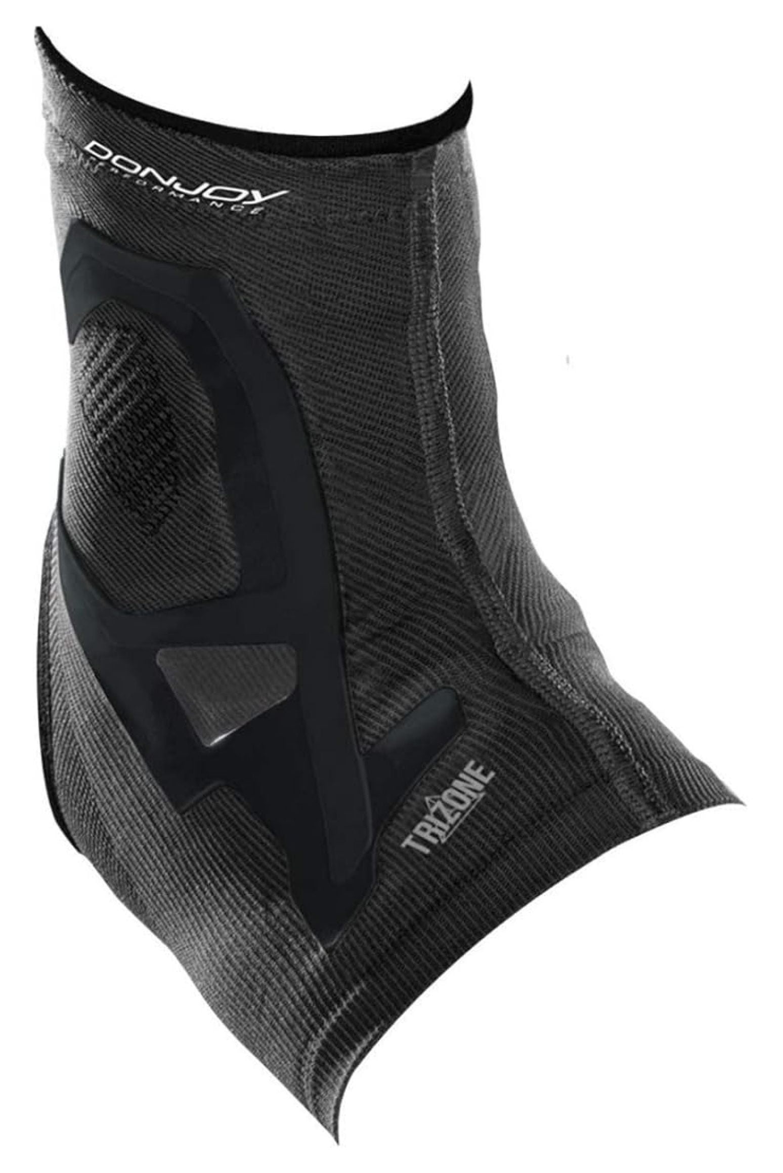 Trizone Ankle Compression Sleeve – Low-Profile Brace, Fits in Cleats or ...