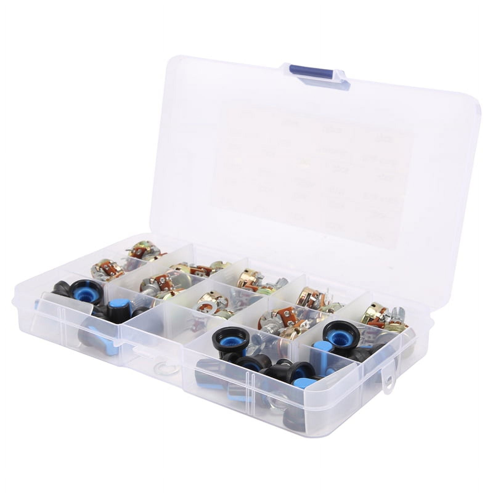 Trjgtas 18Pcs/Box WH148 Single Potentiometer Kit B1K/5K/10K/20K/50K ...
