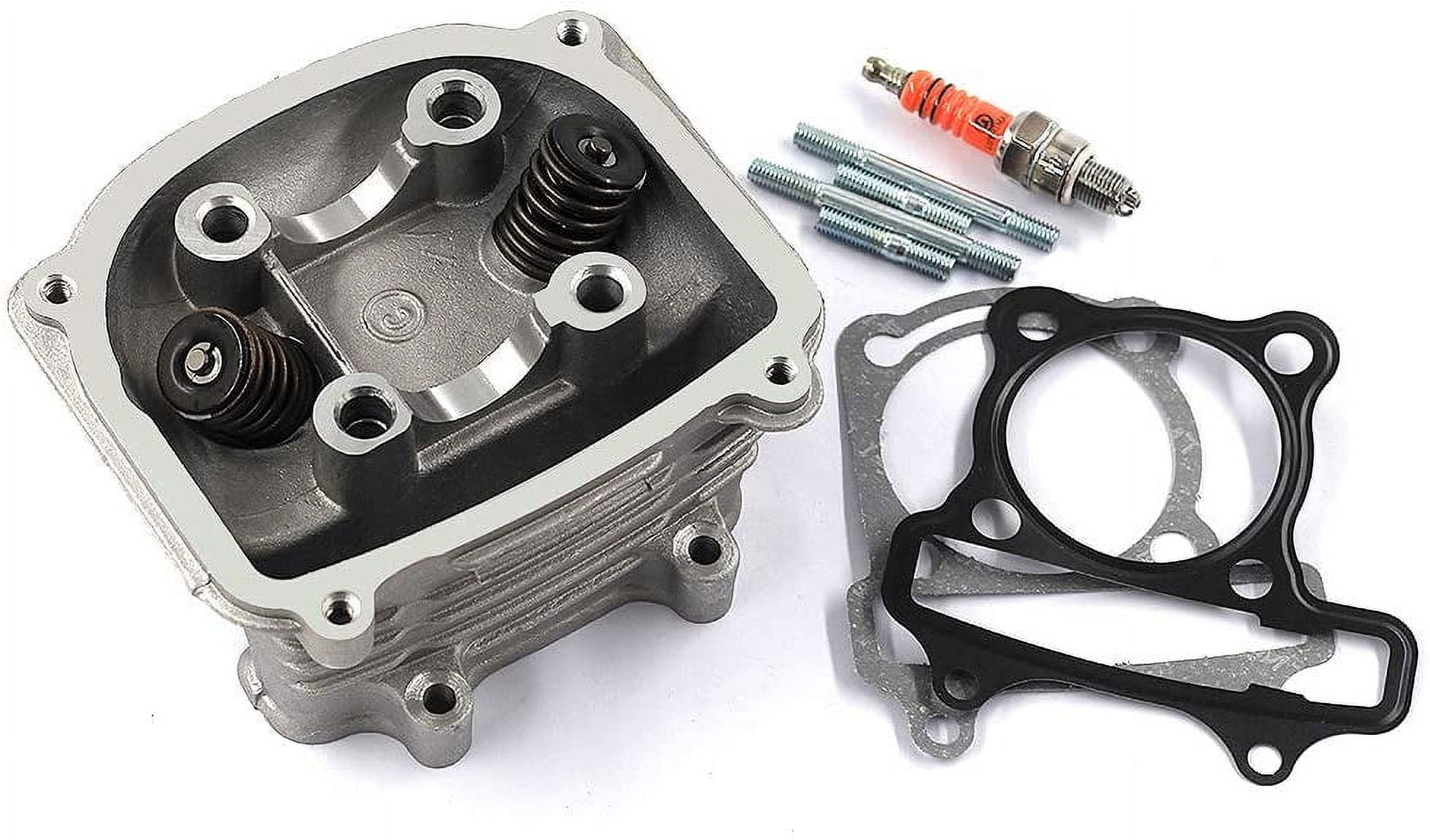 Trkimal GY6 150cc Cylinder Head Assembly Valves(57.4mm) for 157QMJ ...