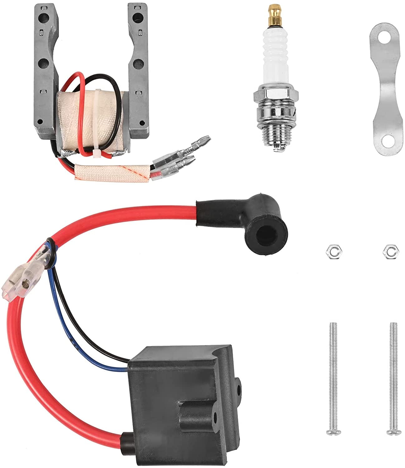 TRKIMAL High Performance Kit CDI Ignition Coil Magneto Coil Spark Plug ...