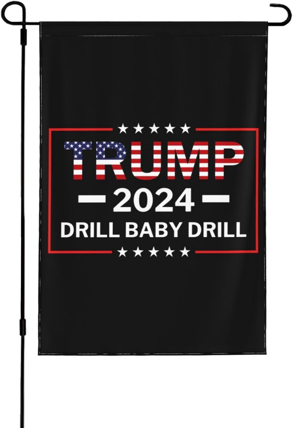Trmup 2024 Flags Drill Baby Drill Garden Flag Double Sided 12x18 Lawn ...