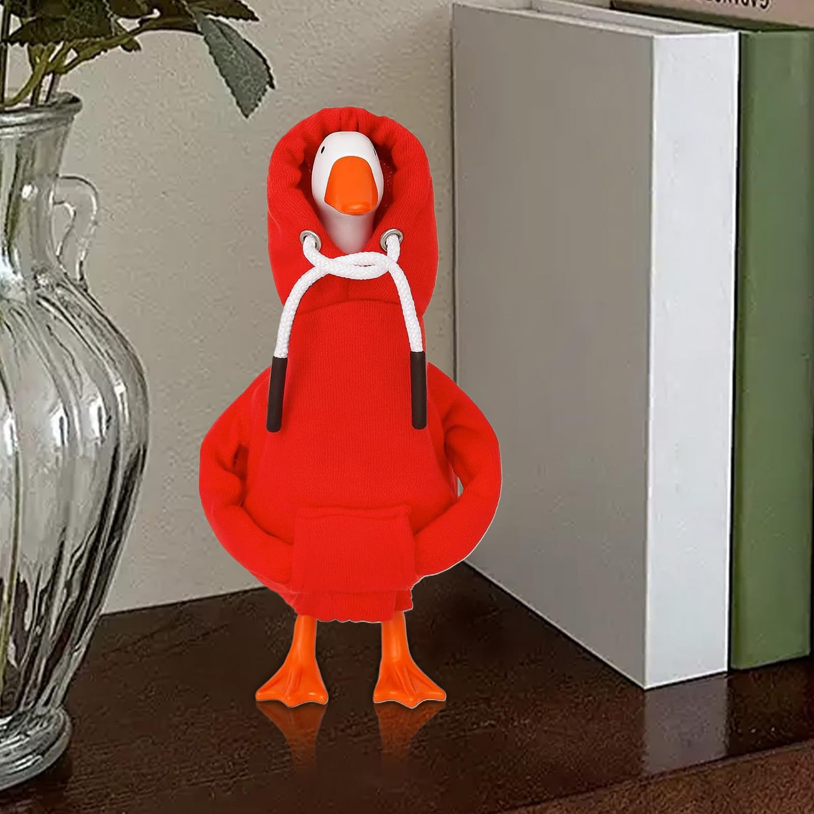 Trndywea Magnetic Goose Key Holder,7 Inch Desk Goose Statue Magnetic ...