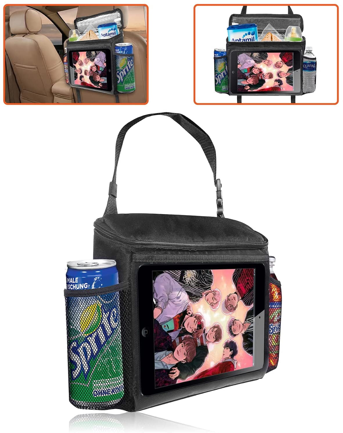 Trobo Backseat Car Organizer, Insulated Headrest Front Or Back Seat ...
