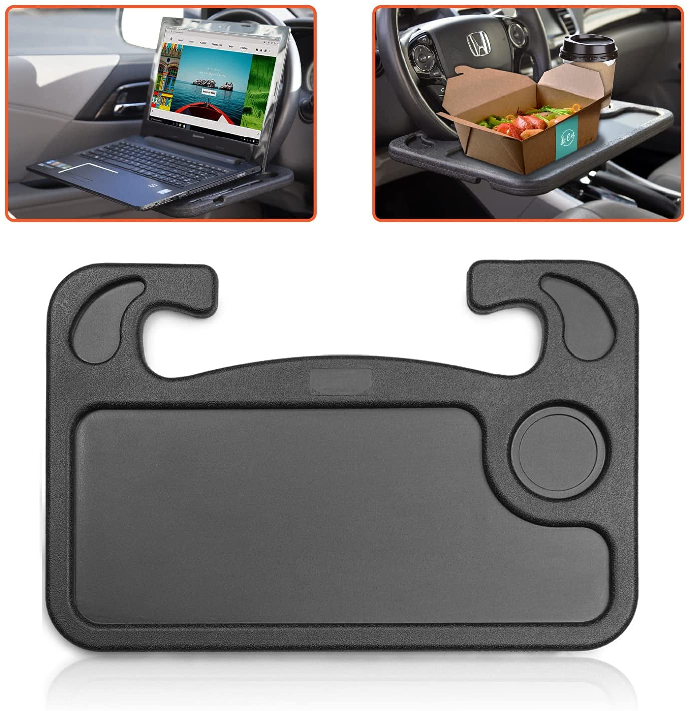 Trobo Steering Wheel Tray, Car Desk For Writing, Laptop, Tablet, iPad ...