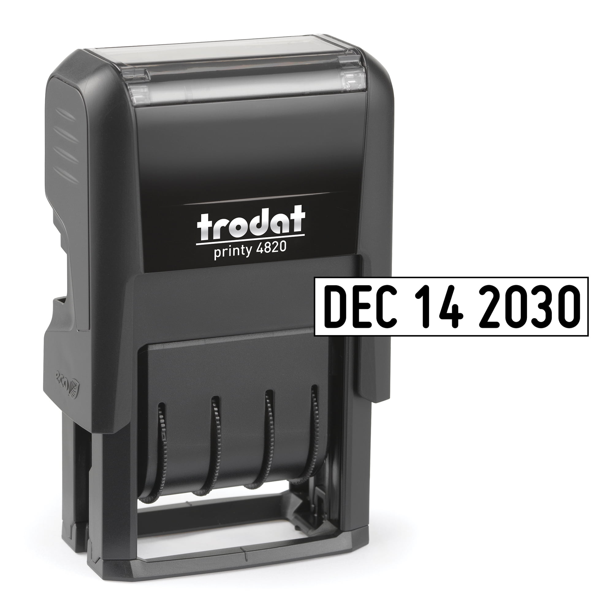 Trodat 4820 Printy 4.0, Self-Inking Date Stamp for Professional, Classroom and Personal ...