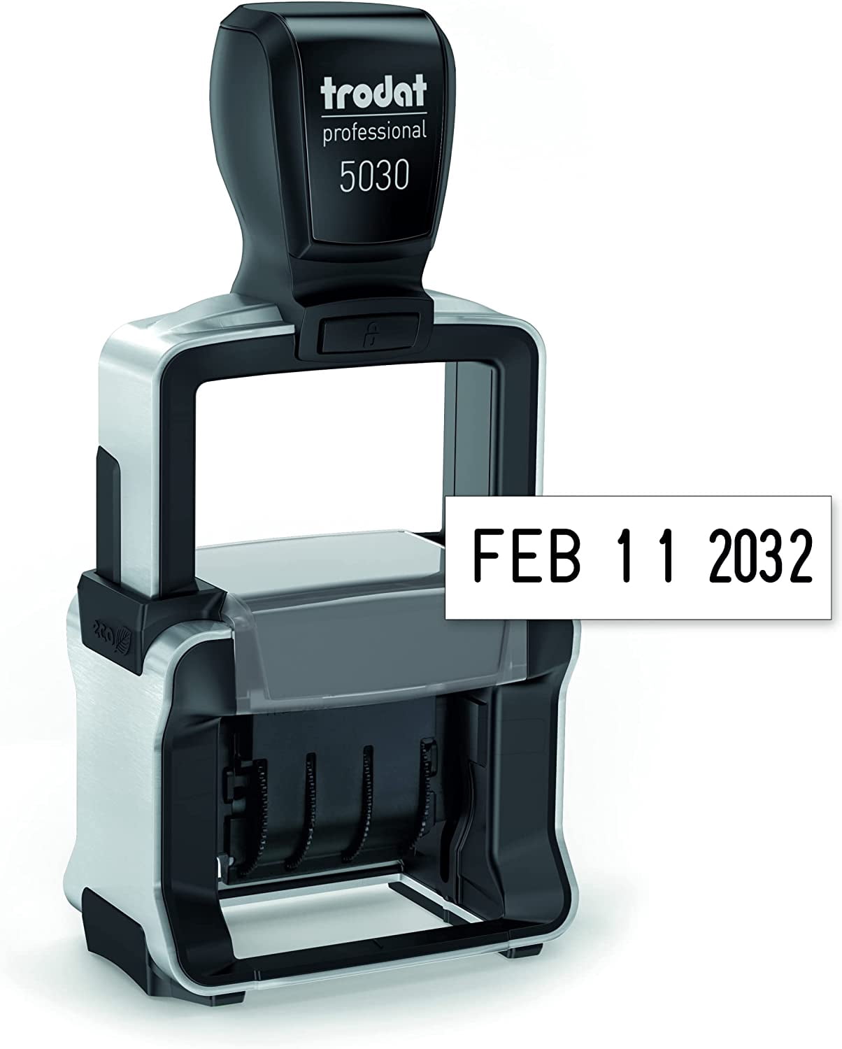 Trodat 5030 Professional 4.0 Date Only Stamp, Self Inking, Impression ...