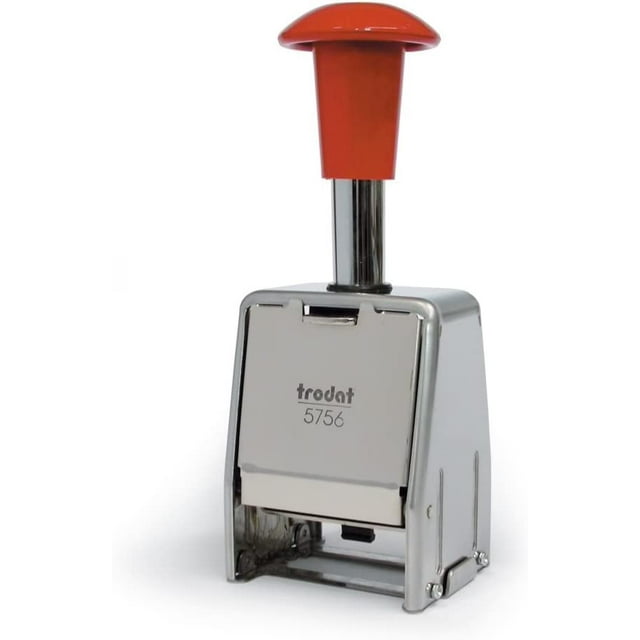 Trodat 5756 Numberer Self Inking Metal Sequential Automatic Stamp ...