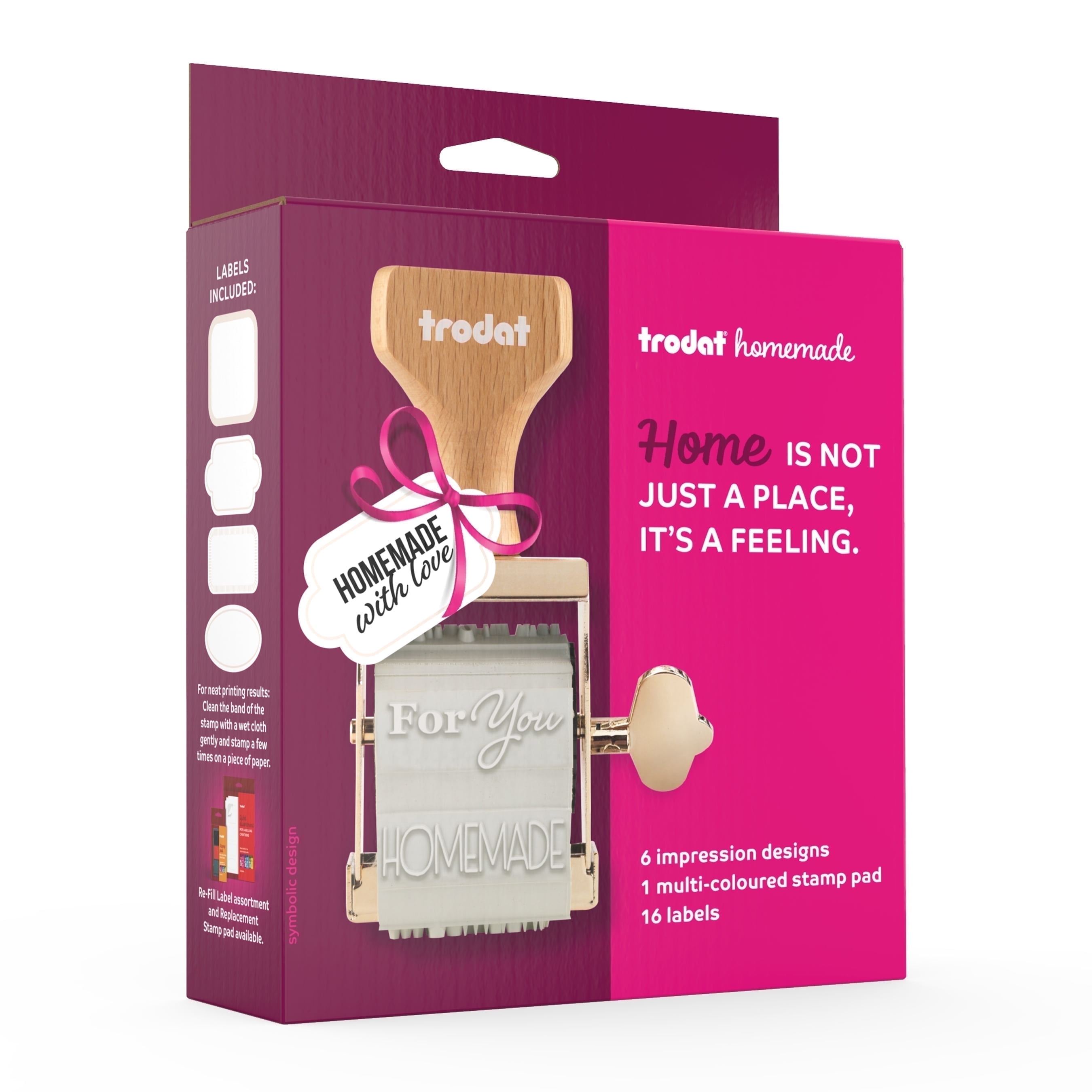 Trodat Homemade Stamp Set for Labeling Homemade Creations, Decorating ...