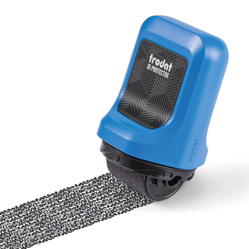 Trodat Privacy Security Ink Roller - Wide ID Protector, Identity Theft ...