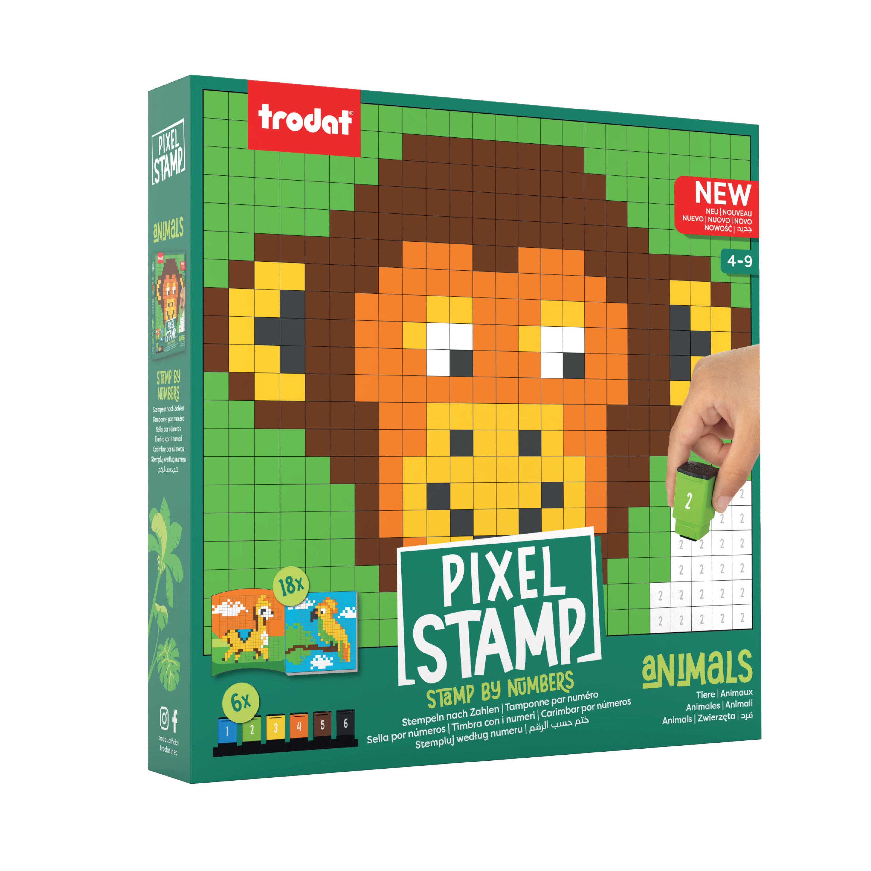 Trodat Pixel Stamp Animals - The combination of Pixel Art and Stamp by ...
