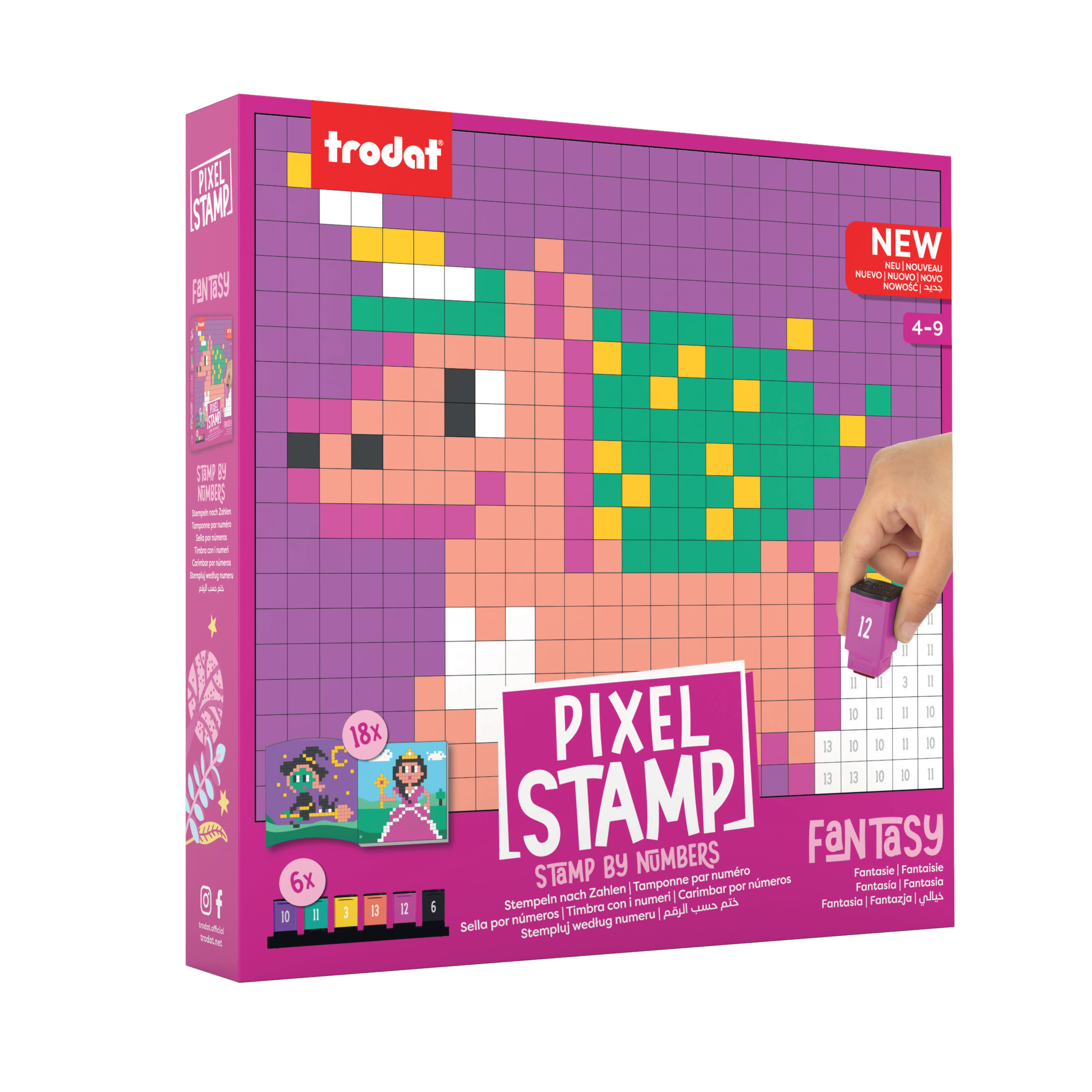 Trodat Pixel Stamp Fantasy - The combination of Pixel Art and Stamp by ...