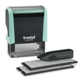 Trodat Printy 4912 Self-Inking Pastel Green Do-It-Yourself (DIY) 4 Line ...