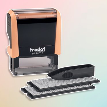 Large Self-Inking Excellent Work Stamp, Trodat Printy 4913, Press and ...