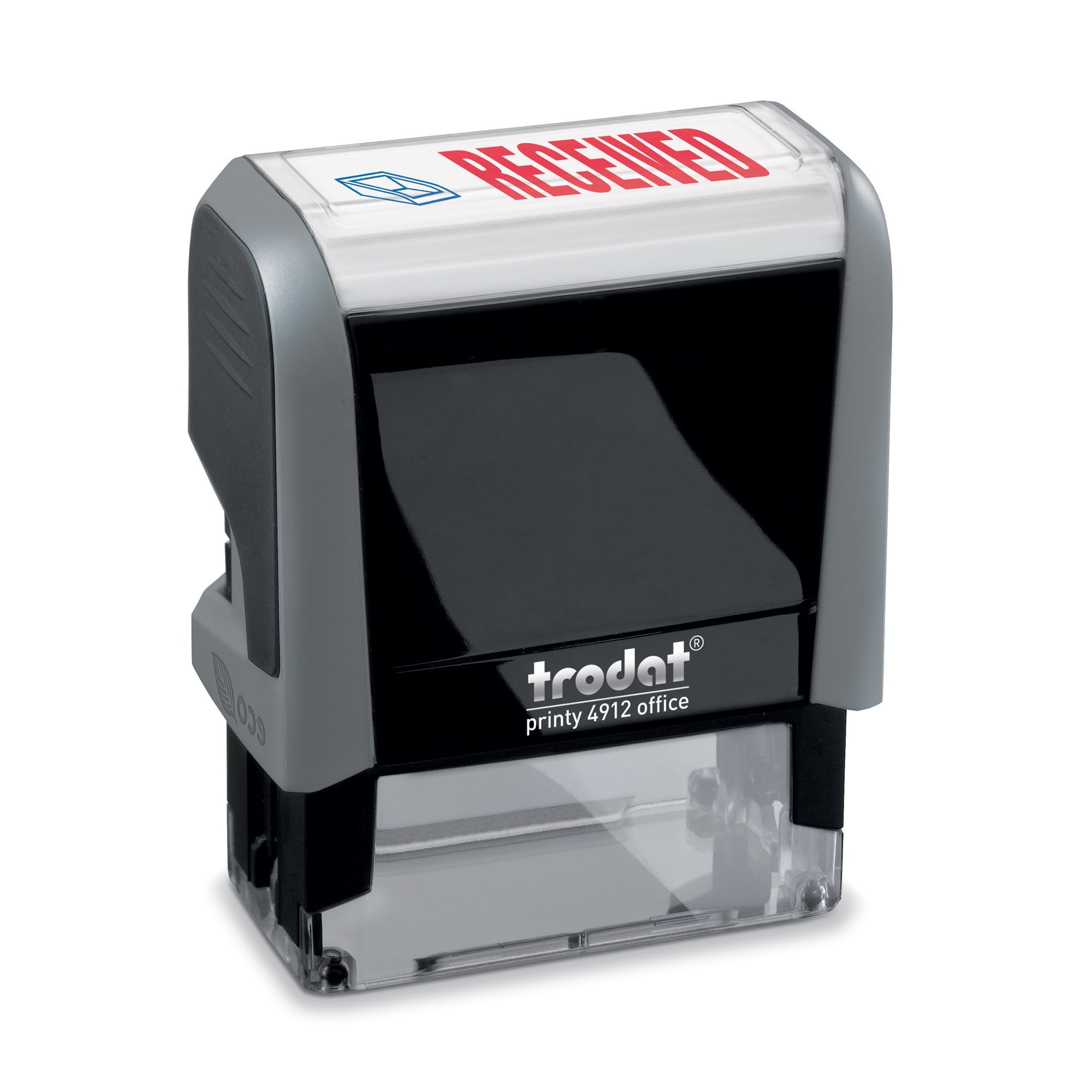 Trodat Stamp 4912 Office Printy with English RECEIVED Self-inking, Red ...