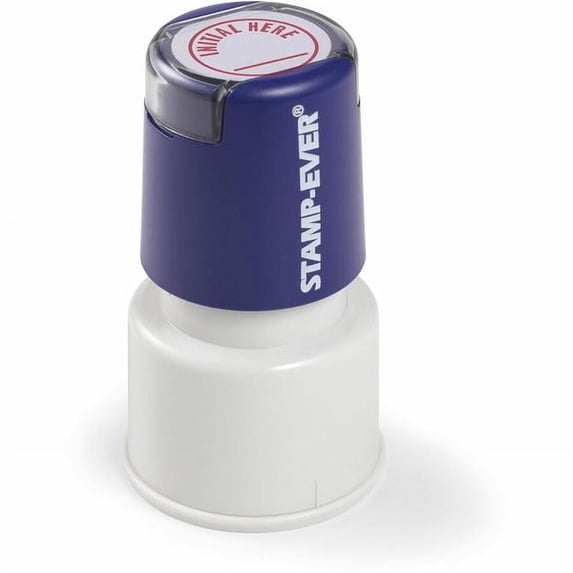 Trodat TDT5975 Stamp-Ever Pre-Inked Initial Here Stamp, Red - Walmart.com