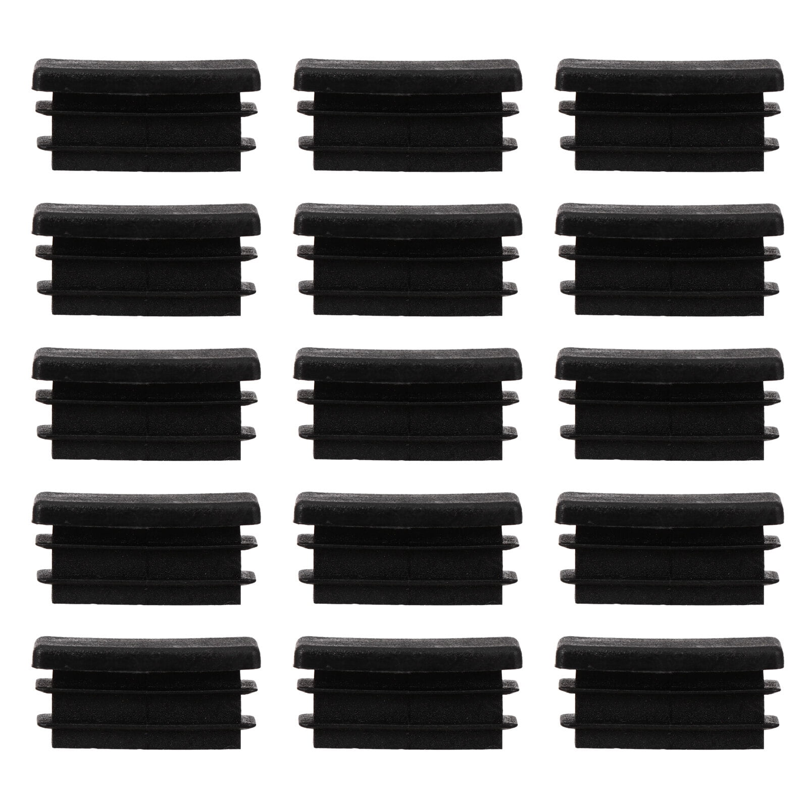 Troglfold 100pcs Furniture Leg Plug Square PVC Plastic Cover Tube Bung ...